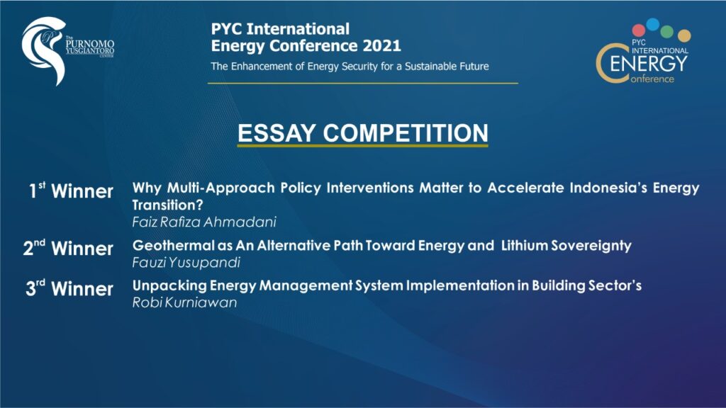 PYC Energy Awards & PYC Competition Winners – PYC International Energy ...